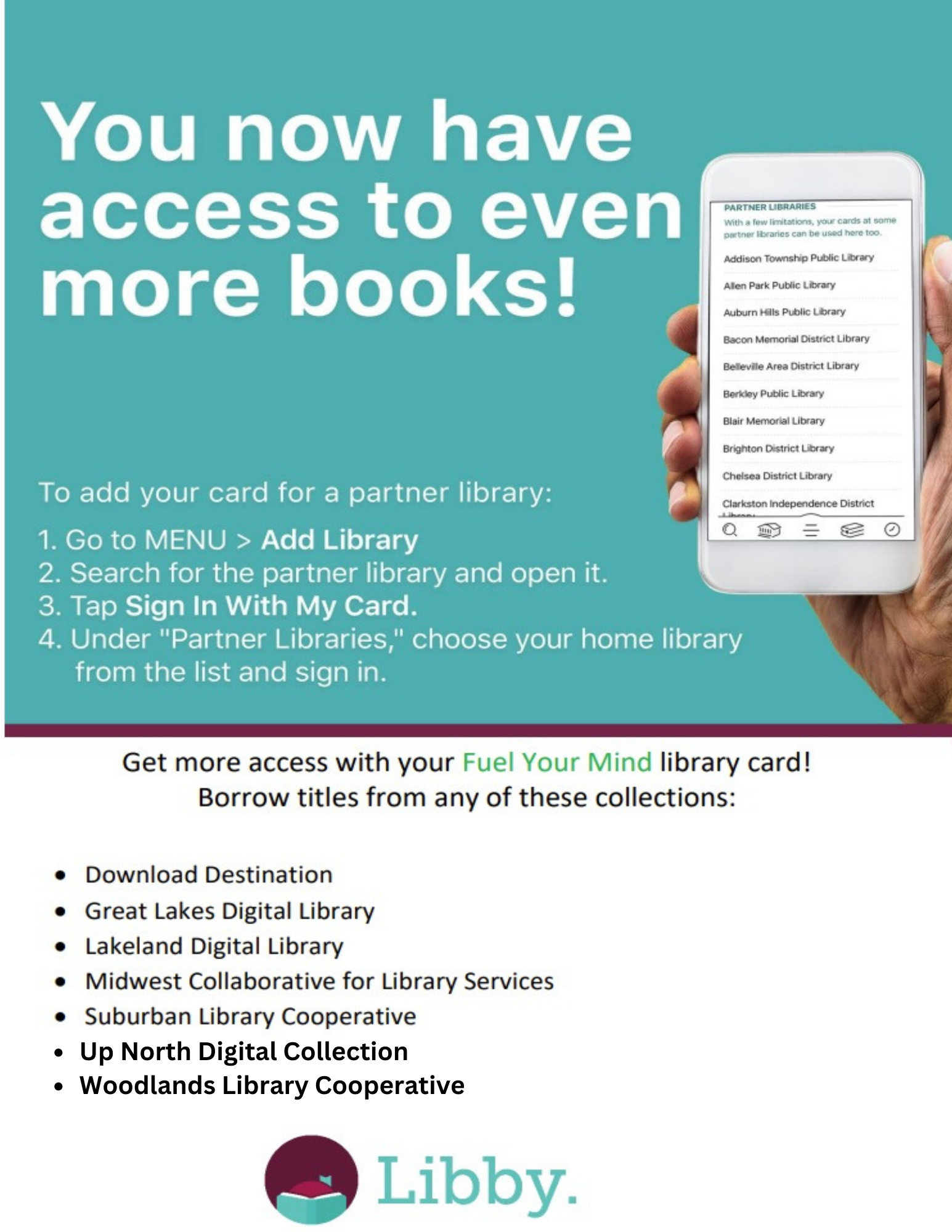 Libby Library Access – Millington Arbela District Library