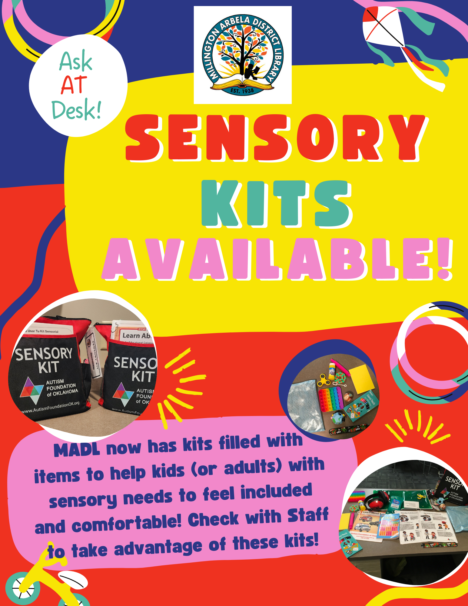 Sensory Kits Now Available! – Millington Arbela District Library
